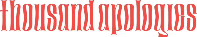 All – Thousand Apologies